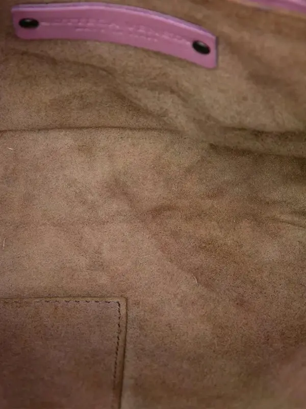 Bottega Veneta Nappa Intrecciato Nodini Crossbody Bag - Pink