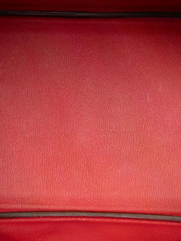 Hermès 2010 Epsom Birkin Retourne 35 Handbag - Red
