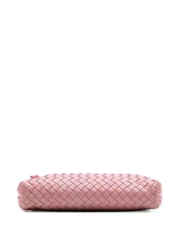 Bottega Veneta Nappa Intrecciato Nodini Crossbody Bag - Pink