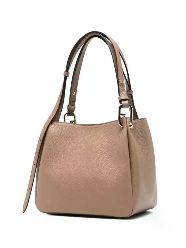 Furla Nuvola Leather Tote Bag - Neutrals