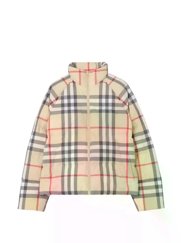 Burberry Check Puffer Jacket
