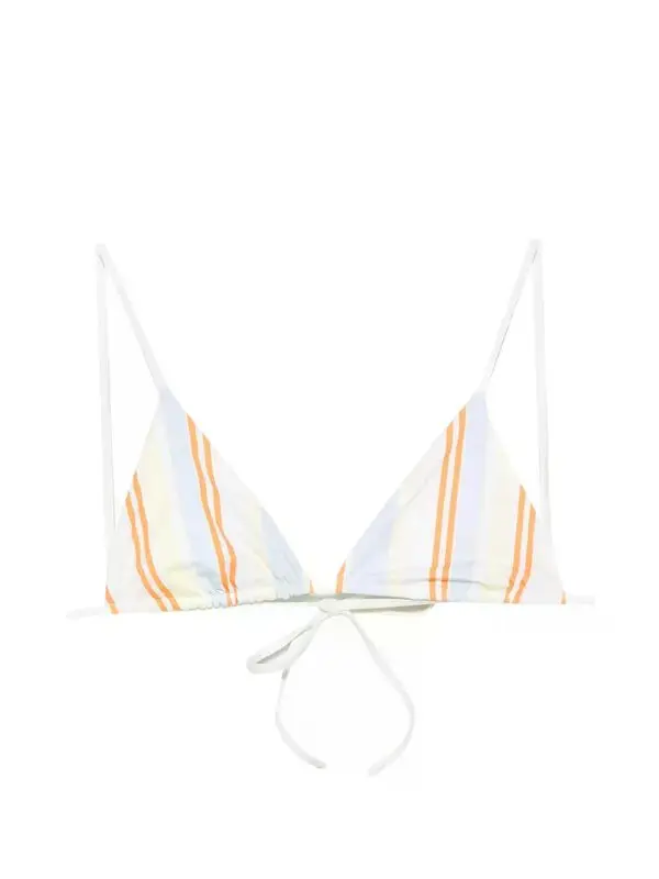 SIR. Striped Triangle Bikini Top - Neutrals
