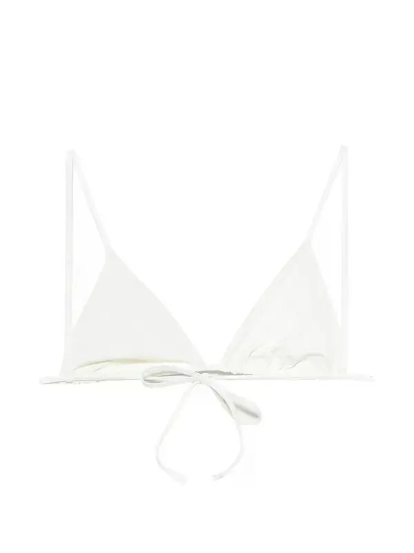 SIR. Striped Triangle Bikini Top