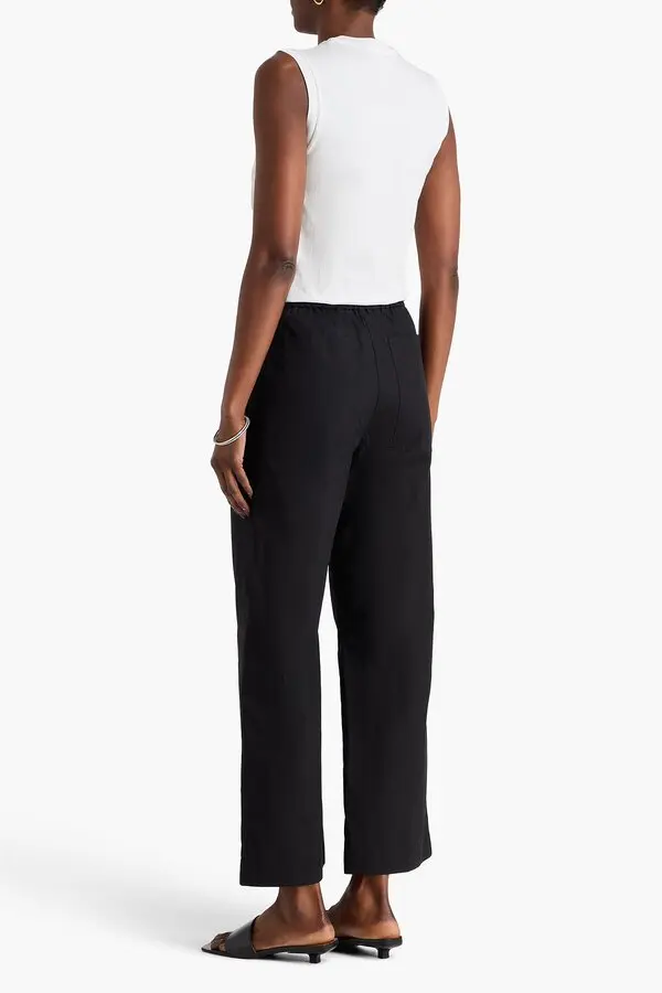 TOTEME Cotton Poplin Wide-leg Pants