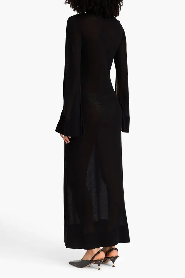 TOTEME Lyocellblend Turtleneck Midi Dress