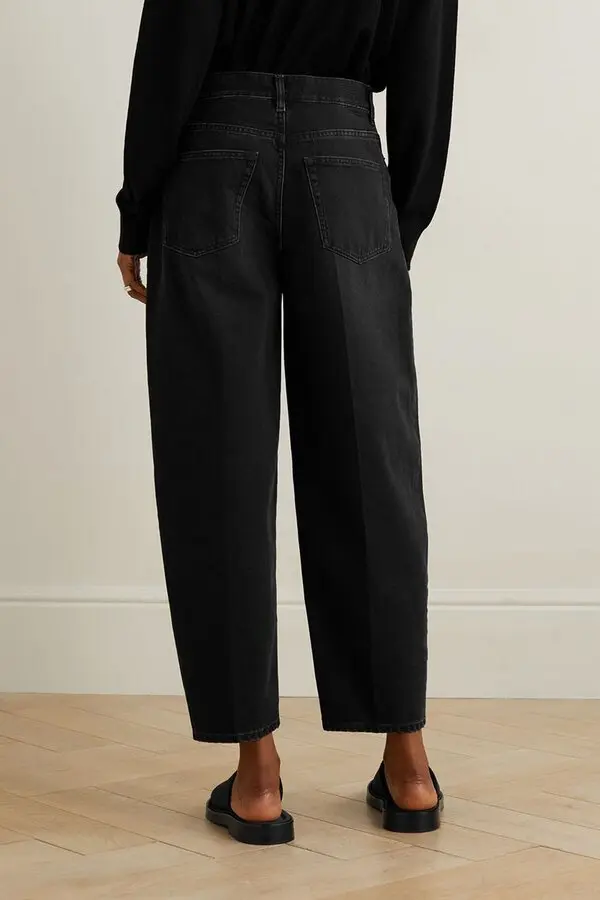 TOTEME High Rise Tapered Jeans