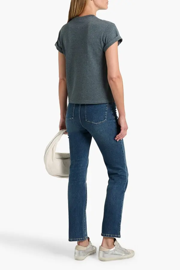Alice + Olivia Danica High-rise Straight-leg Jeans