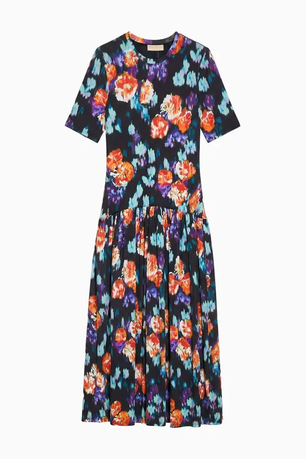 Ulla Johnson Sabine Jersey Dress In Floral