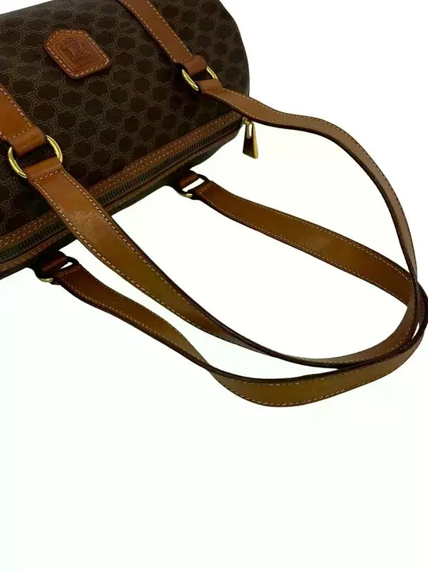 Celine Macadam Coated Canvas Shoulder Bag