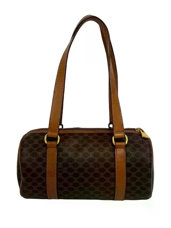 Celine Macadam Coated Canvas Shoulder Bag