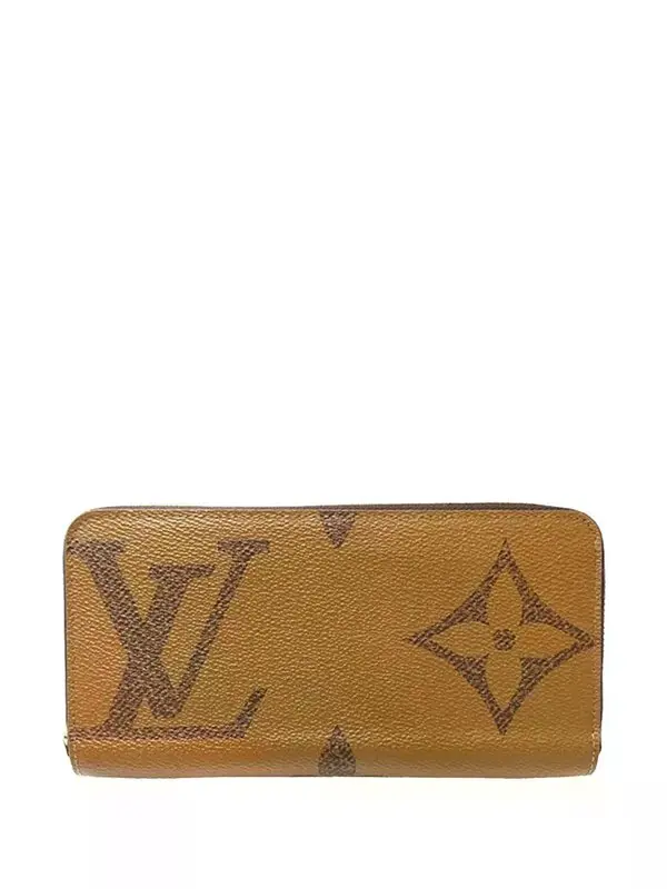 LOUIS VUITTON 2021-2026 Monogram Giant Reverse Zippy Wallet Long Wallets - Brown