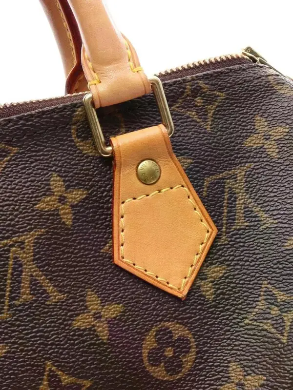 LOUIS VUITTON Monogram Speedy 25 Boston Bag - Brown