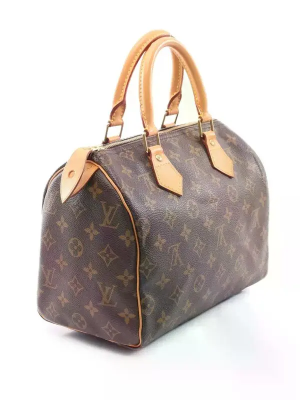 LOUIS VUITTON Monogram Speedy 25 Boston Bag - Brown