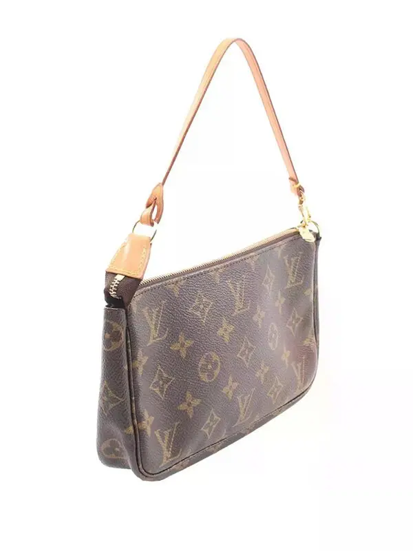 LOUIS VUITTON Monogram Pochette Accessories Shoulder Bag - Brown
