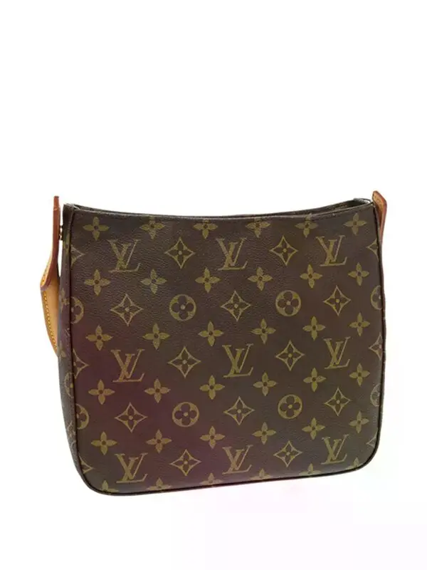 LOUIS VUITTON Monogram Looping Mm Shoulder Bag - Brown