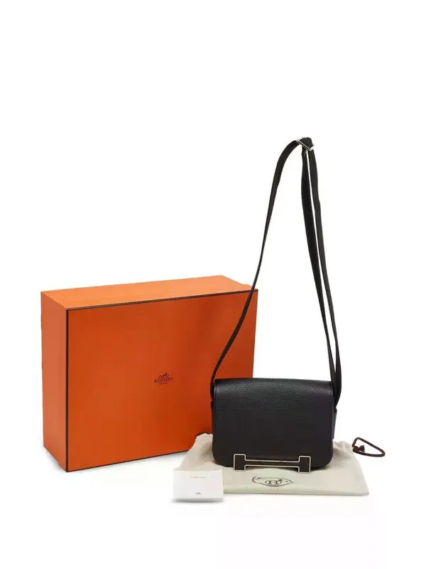 Hermès Geta Shoulder Bag - Black