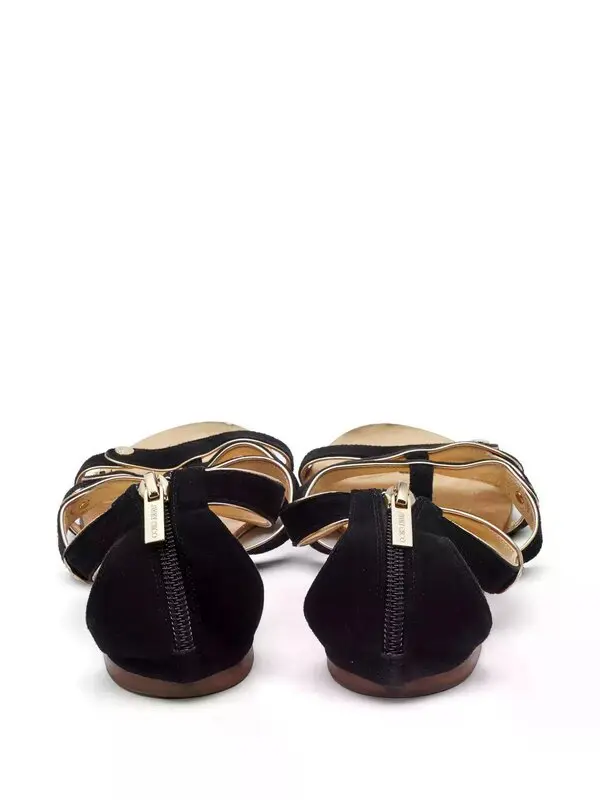 JIMMY CHOO Suede Multi-strap Sandals