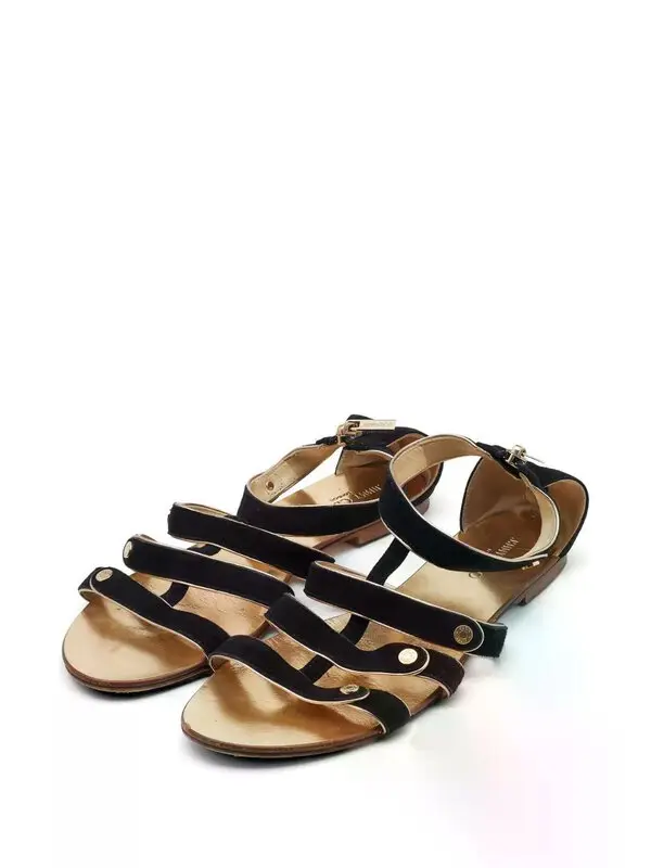 JIMMY CHOO Suede Multi-strap Sandals