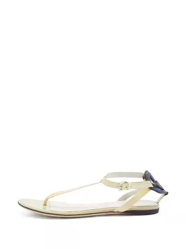 Gucci Patent Leather Flat Sandals