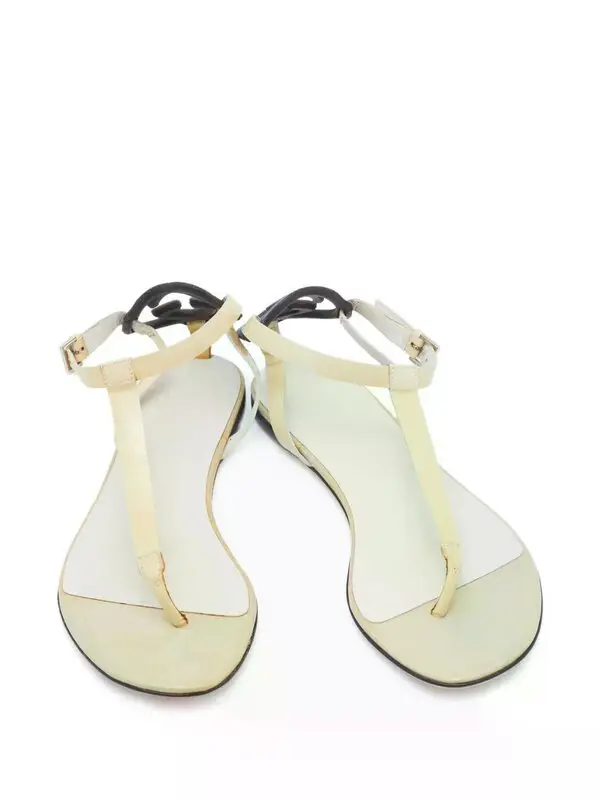 Gucci Patent Leather Flat Sandals