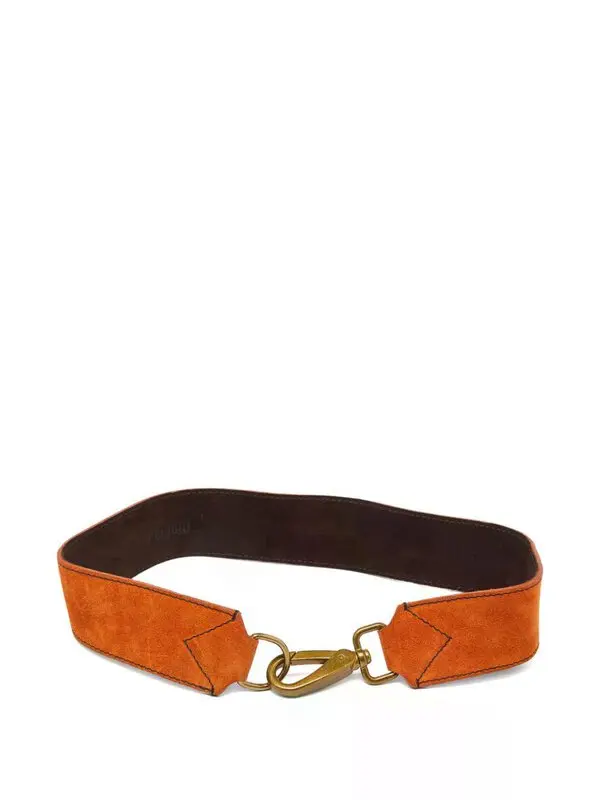 Miu Miu Suede Clasp Belt