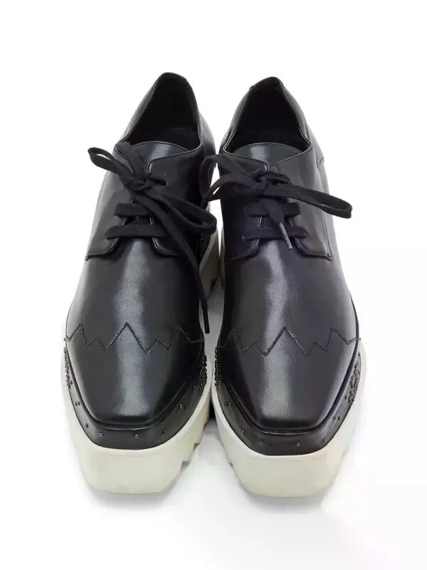 Stella McCartney Elyse Studded Platform Derby Shoes