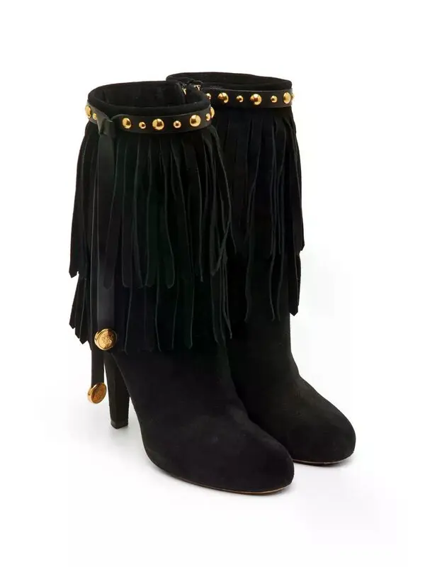 Gucci Studded Fringe Boots