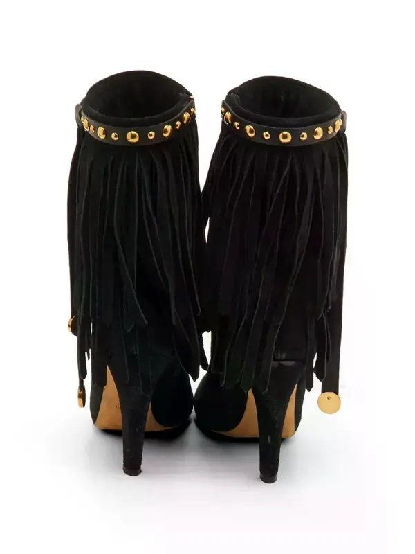 Gucci Studded Fringe Boots