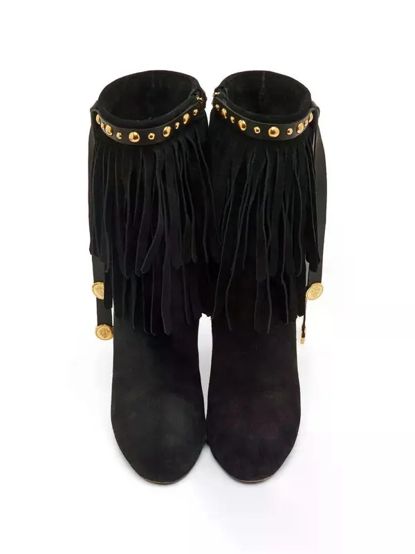 Gucci Studded Fringe Boots