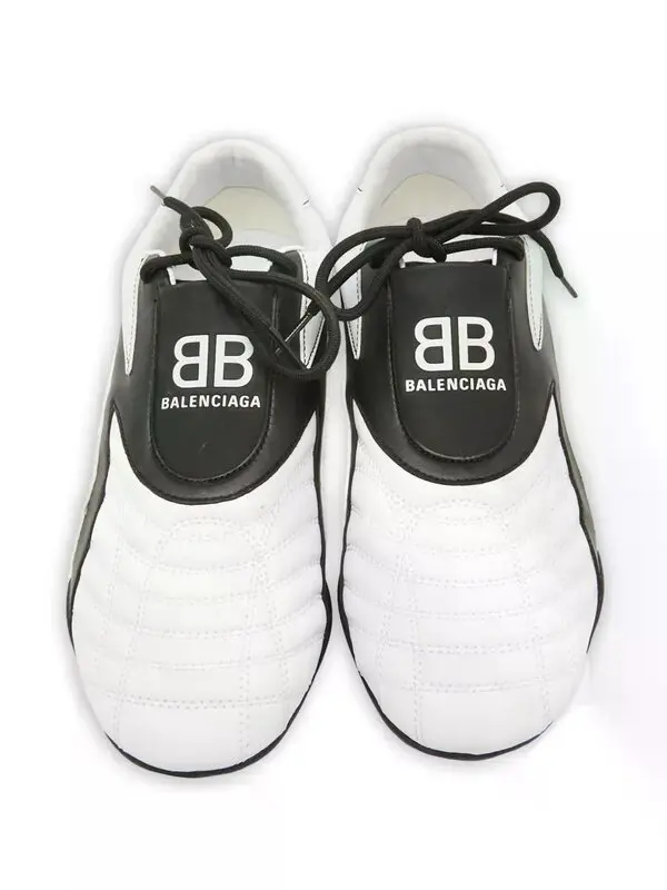 Balenciaga Quilted Leather Zen Low Top Sneakers