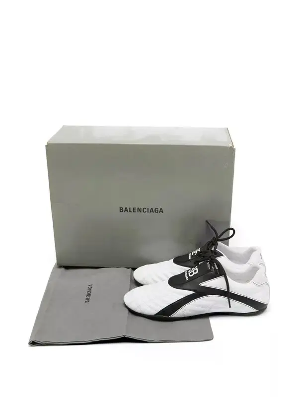 Balenciaga Quilted Leather Zen Low Top Sneakers