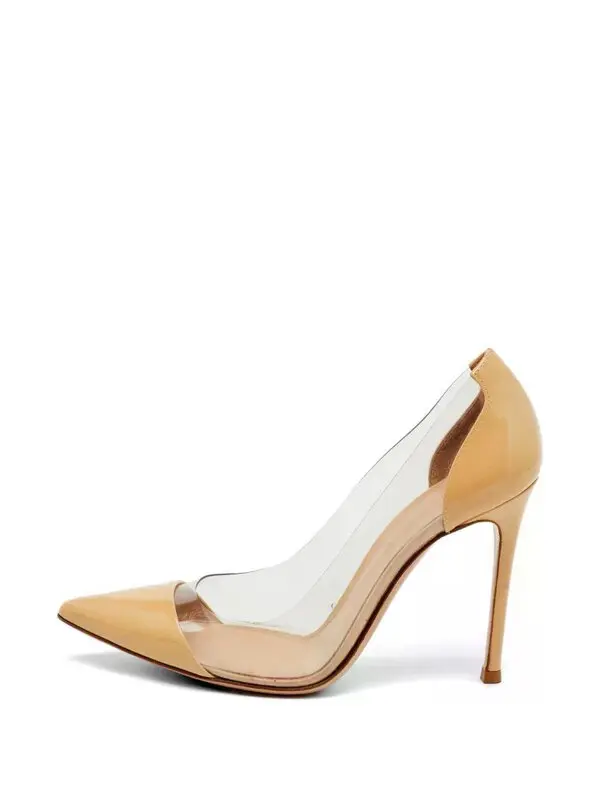 GIANVITO ROSSI Plexi Pumps - Neutrals