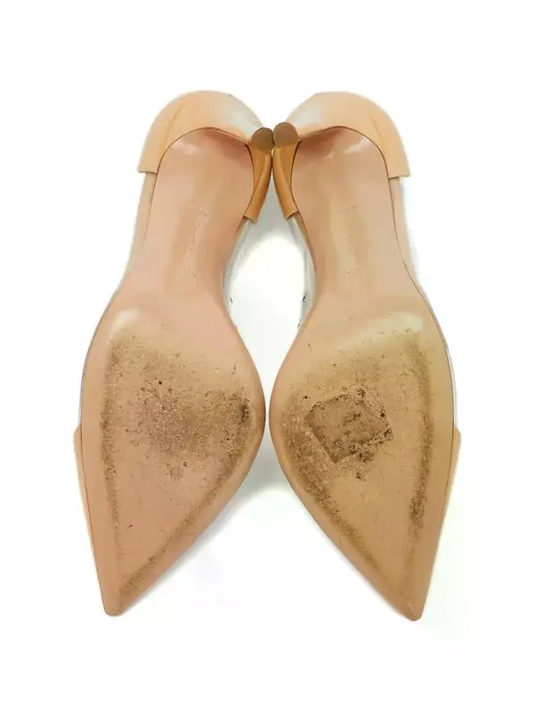 GIANVITO ROSSI Plexi Pumps - Neutrals