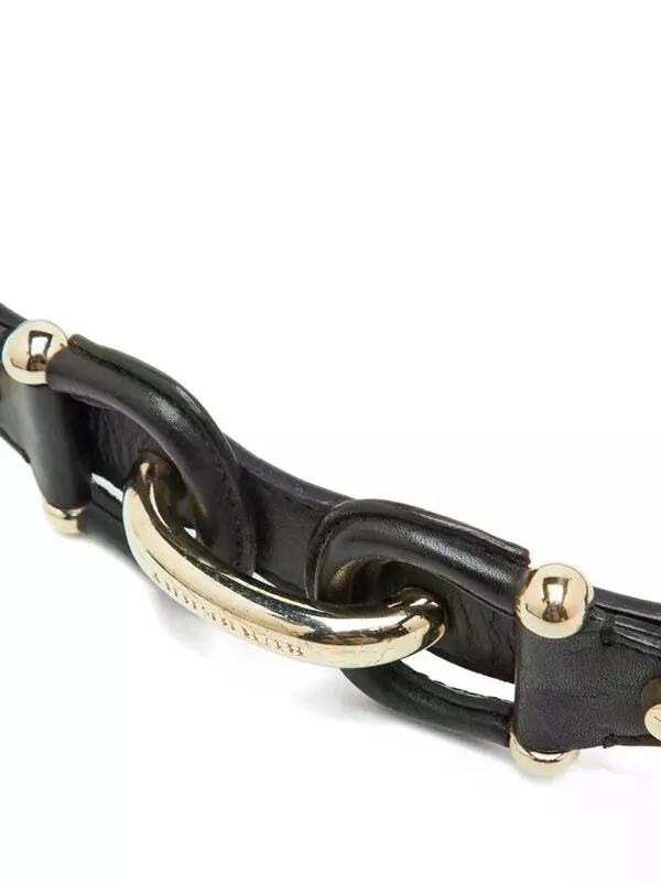 Burberry Buckle Leather Belt