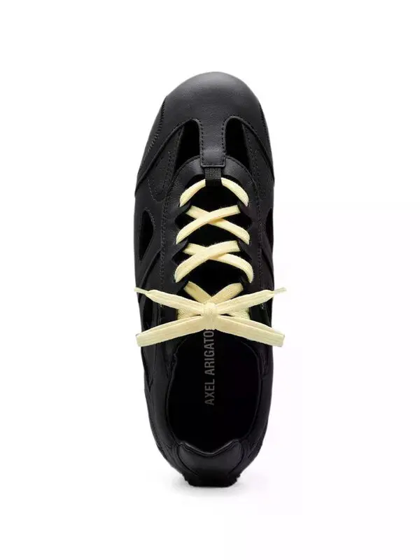 Axel Arigato Cut-out Leather Sneakers - Black