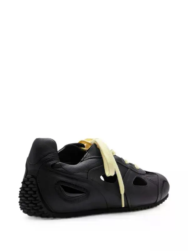 Axel Arigato Cut-out Leather Sneakers - Black