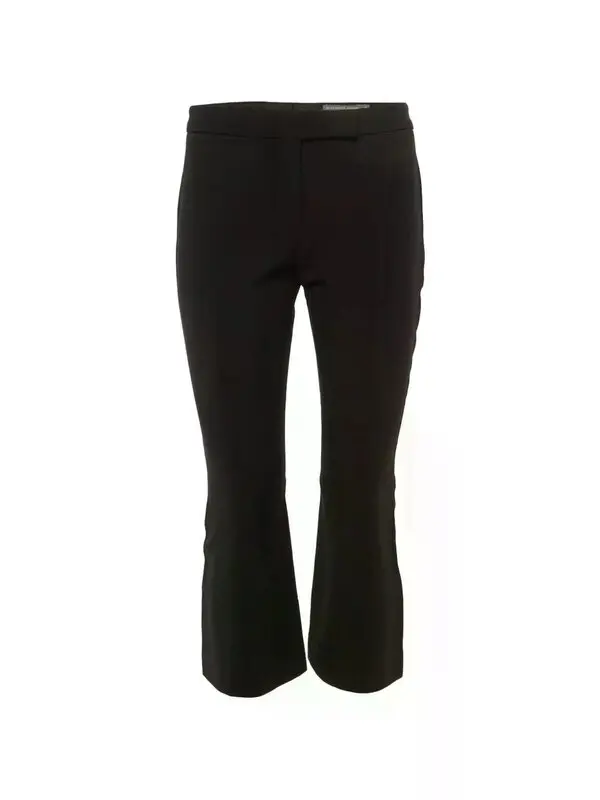 Alexander McQueen Cropped Cady Trousers