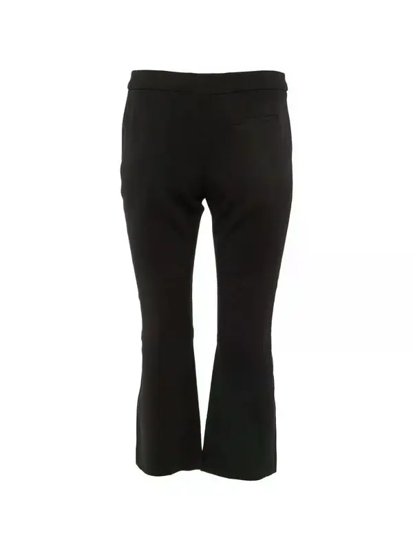 Alexander McQueen Cropped Cady Trousers
