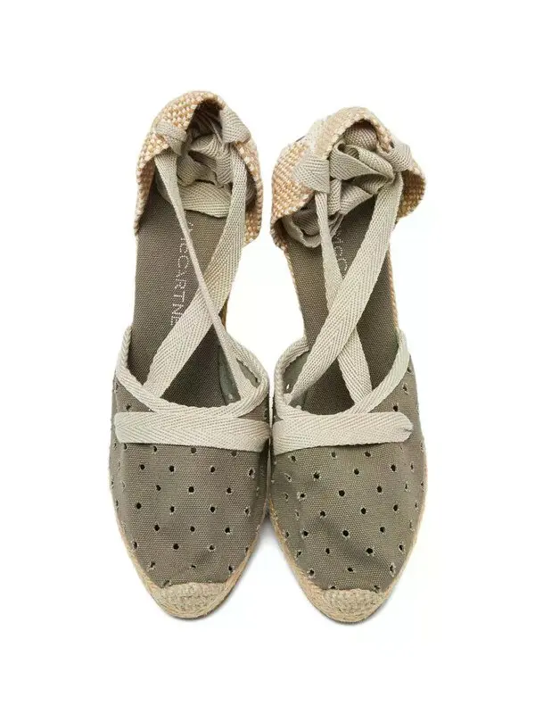 Stella McCartney Ankle-wrap Wedge Pumps