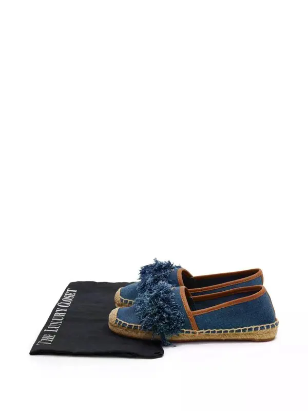 Tory Burch Shaw Fringe Espadrille Ballet Flats