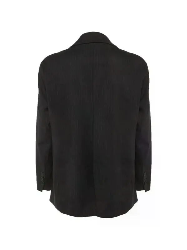 Maje Striped Single-breasted Blazer