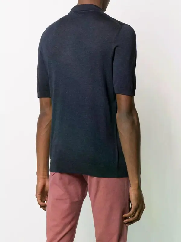 BARBA NAPOLI Knitted Polo Shirt