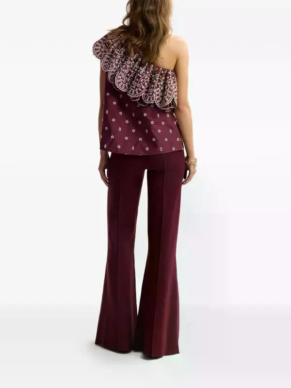 Essentiel Antwerp Pressed-crease Fla Knitted Trousers