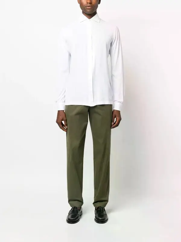 BARBA NAPOLI Long-sleeve Cotton Shirt