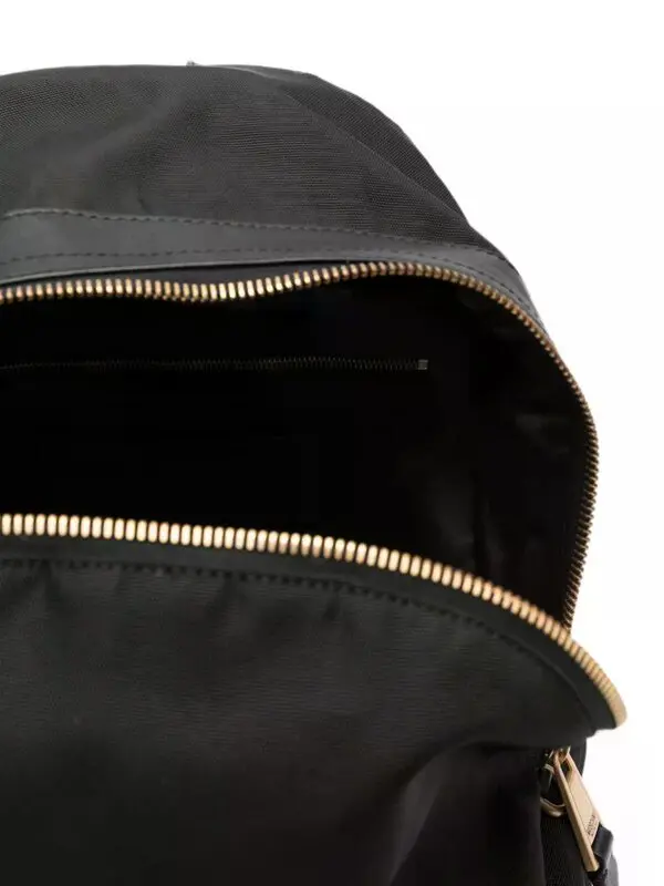 Moschino Plaque Backpack - Black