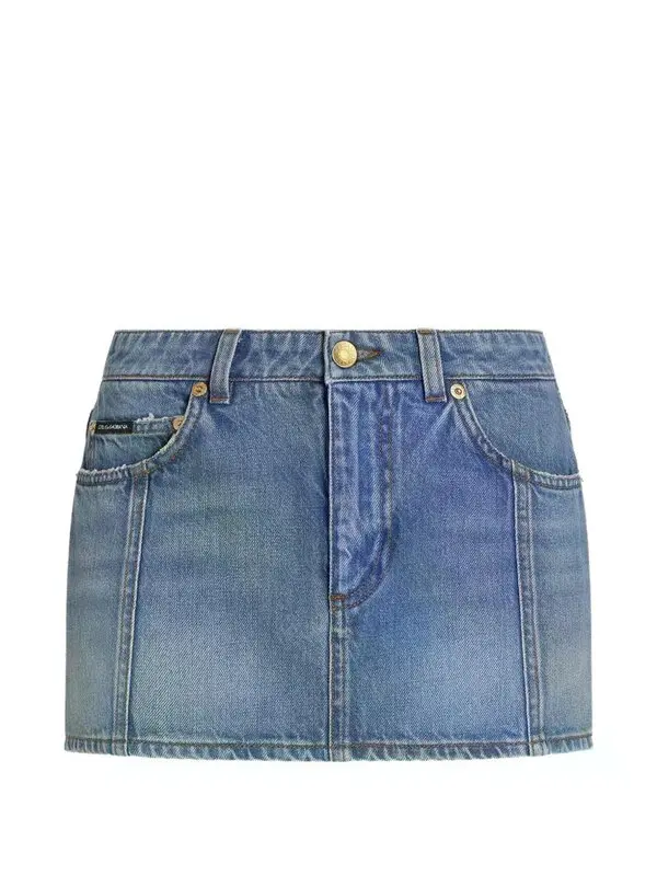 Dolce & Gabbana Denim Mini Skirt