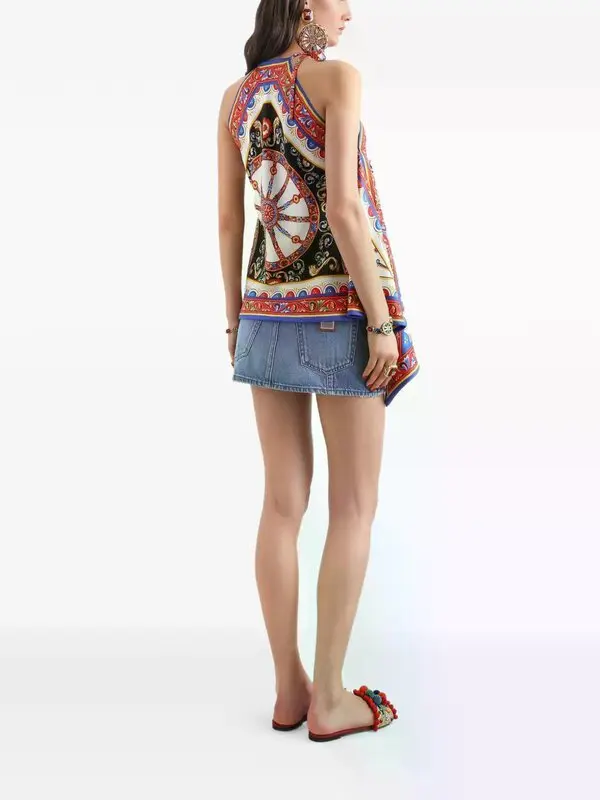 Dolce & Gabbana Denim Mini Skirt