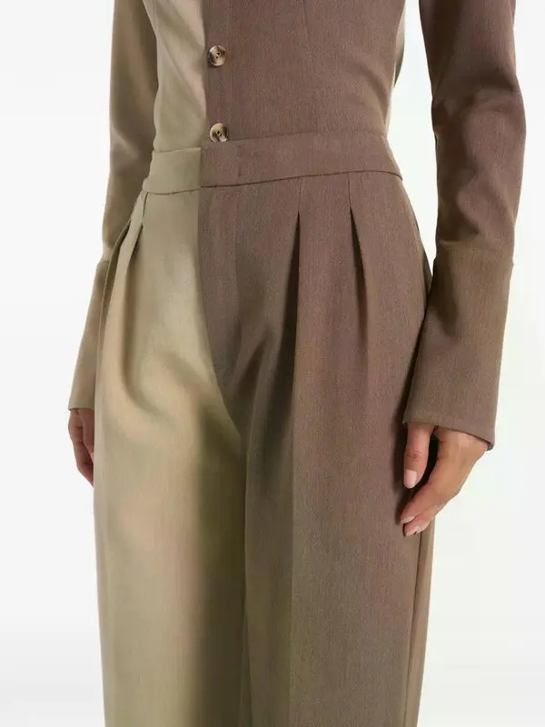 Manière De Voir Julie Two-tone Tailored Pants