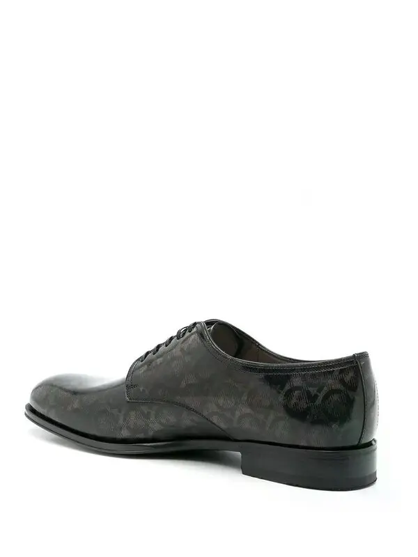 FERRAGAMO Pershore Gancini-print Derby Shoes