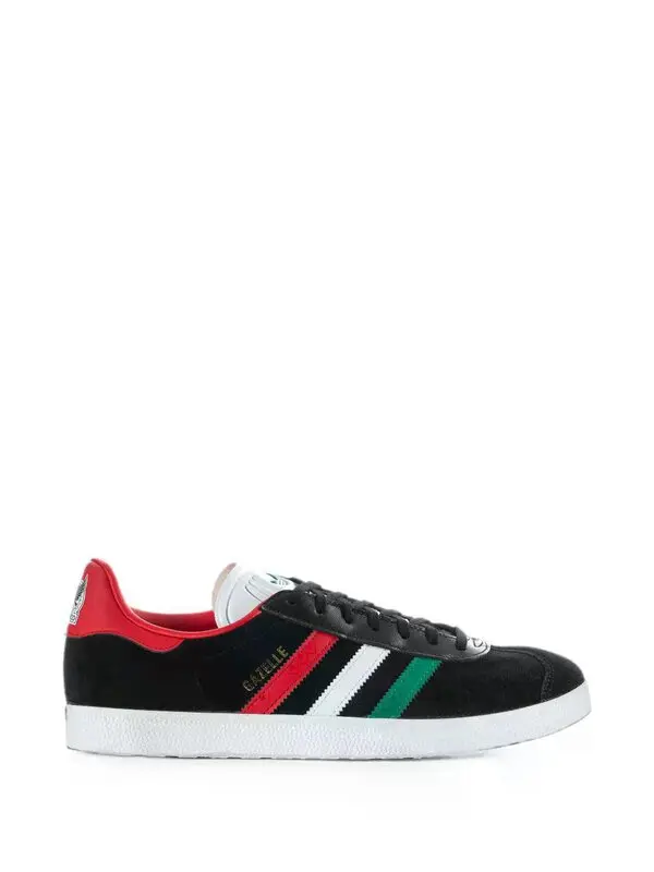 Adidas Gazelle Lace-up Leather Sneakers - Black
